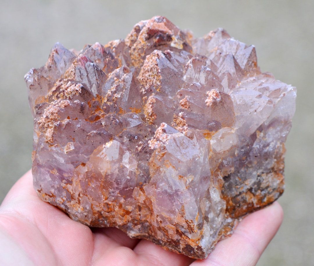 Baritha & Hematoid Quartz 725 Grams Aouli, Mibladen, Aït Oufella Caïdat ...