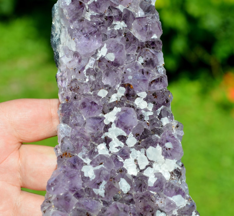 Amethyst & Calcite Goethite 2600 Grams - Rio Grande Do Sul, Brazil - Etsy