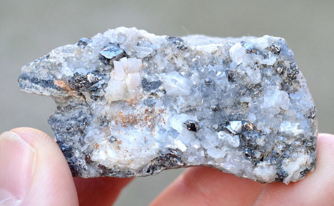 Carrollite Calcite 68 Grams Kamoto, Kolwezi Mining District, Lualaba ...