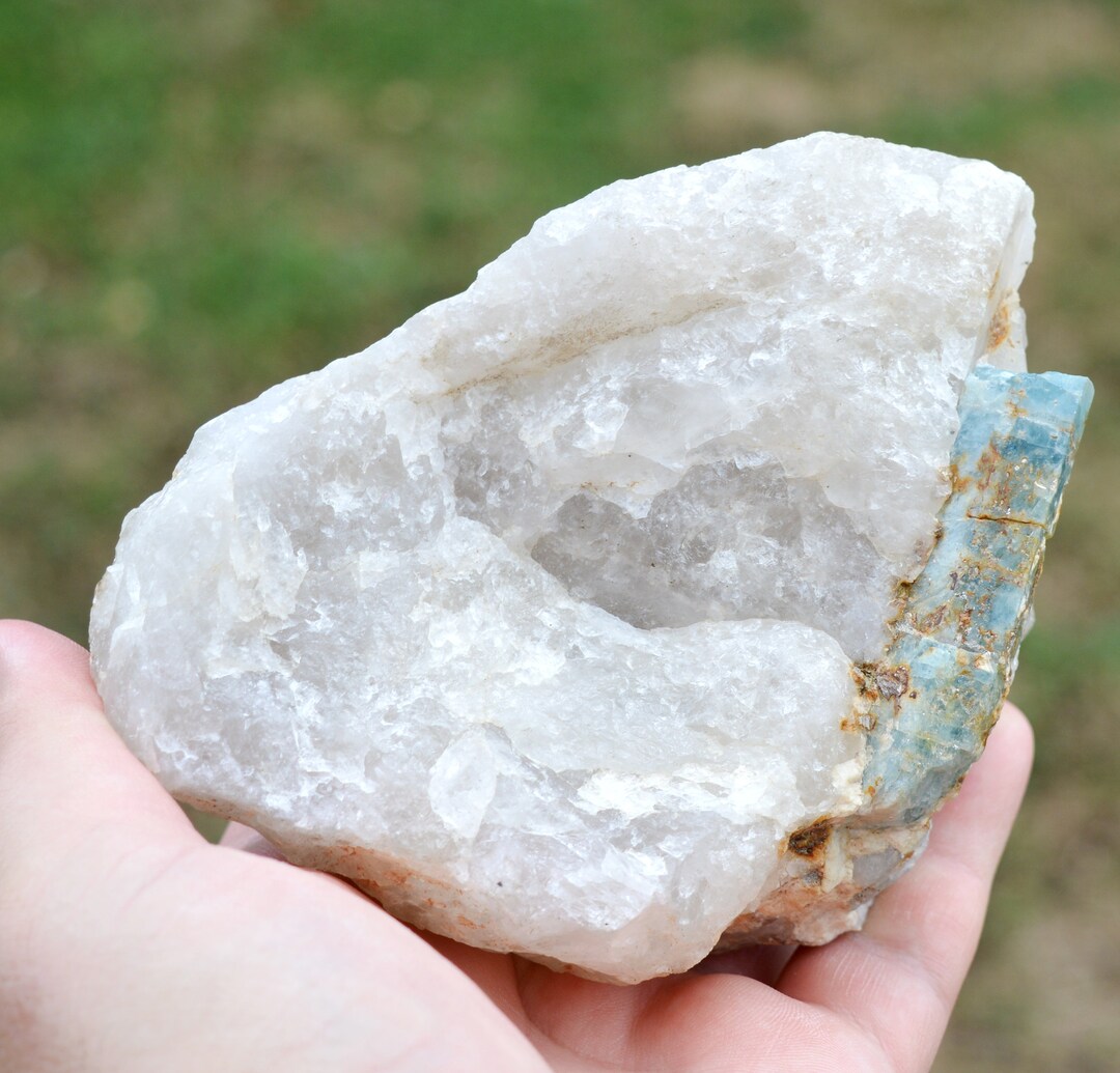 Blue Beryl & Smoky Quartz 1135 Grams Rio Grande Do Norte, Brazil - Etsy