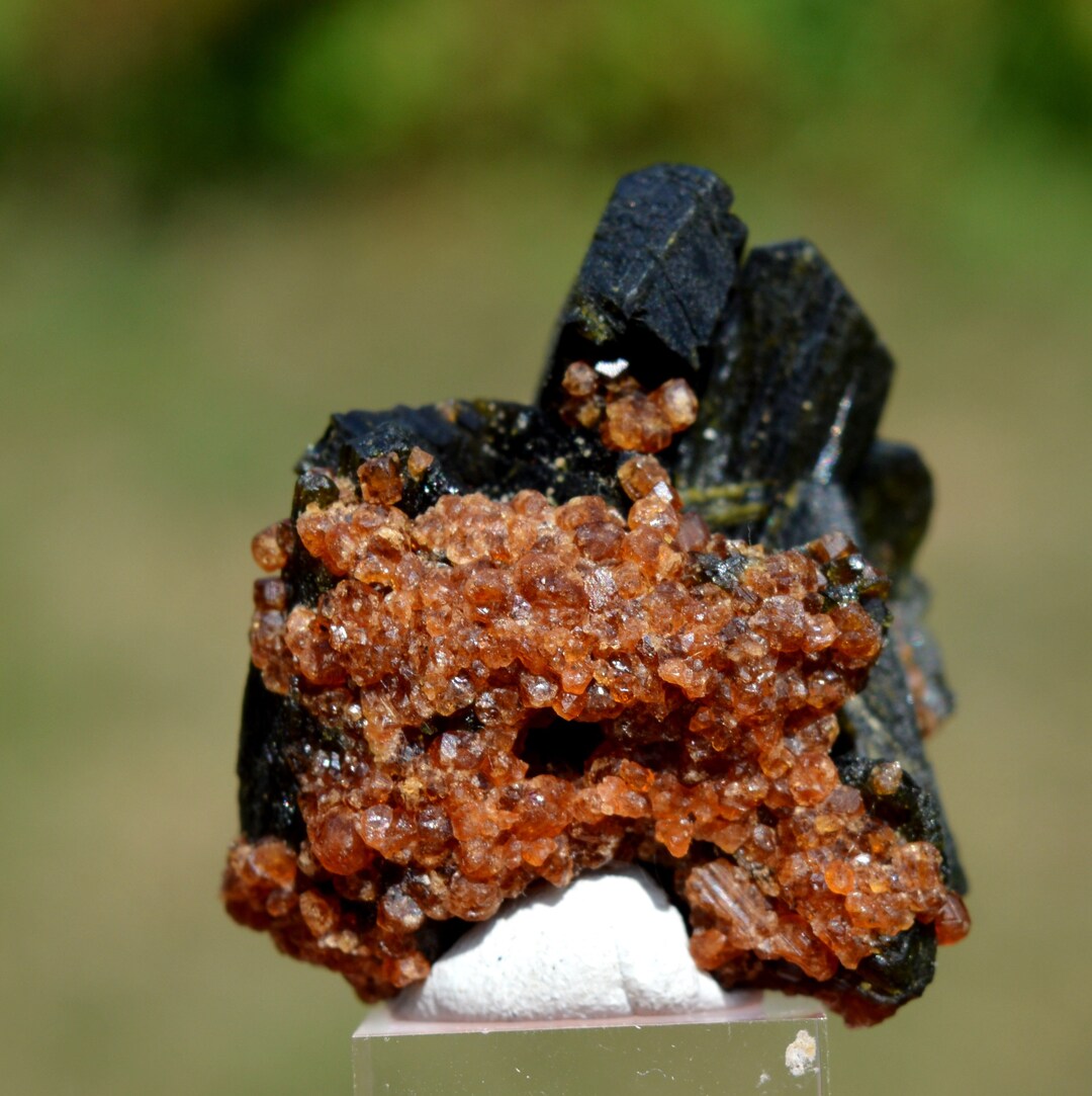 Andradite-grossular Garnet & Epidote 38 Grams Trantimou, Diakon ...