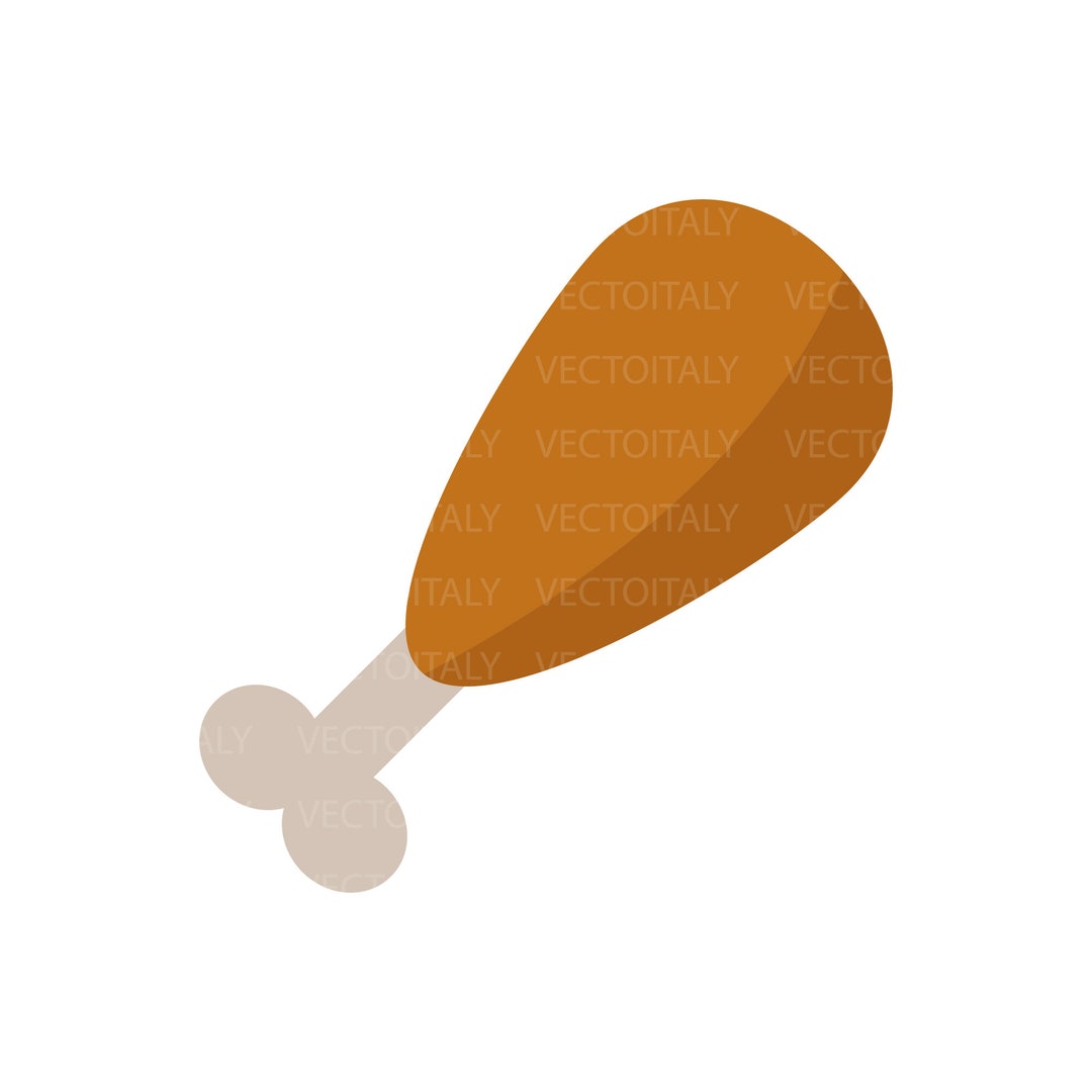 Turkey Leg Svg, Thanksgiving Svg Png Ai, Fall Svg, Vector Turkey ...