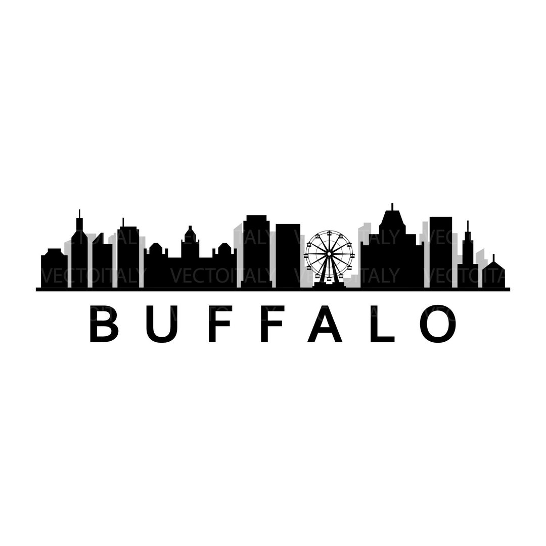 Buffalo Skyline SVG, Digital Download, Buffalo SVG, Buffalo PNG ...