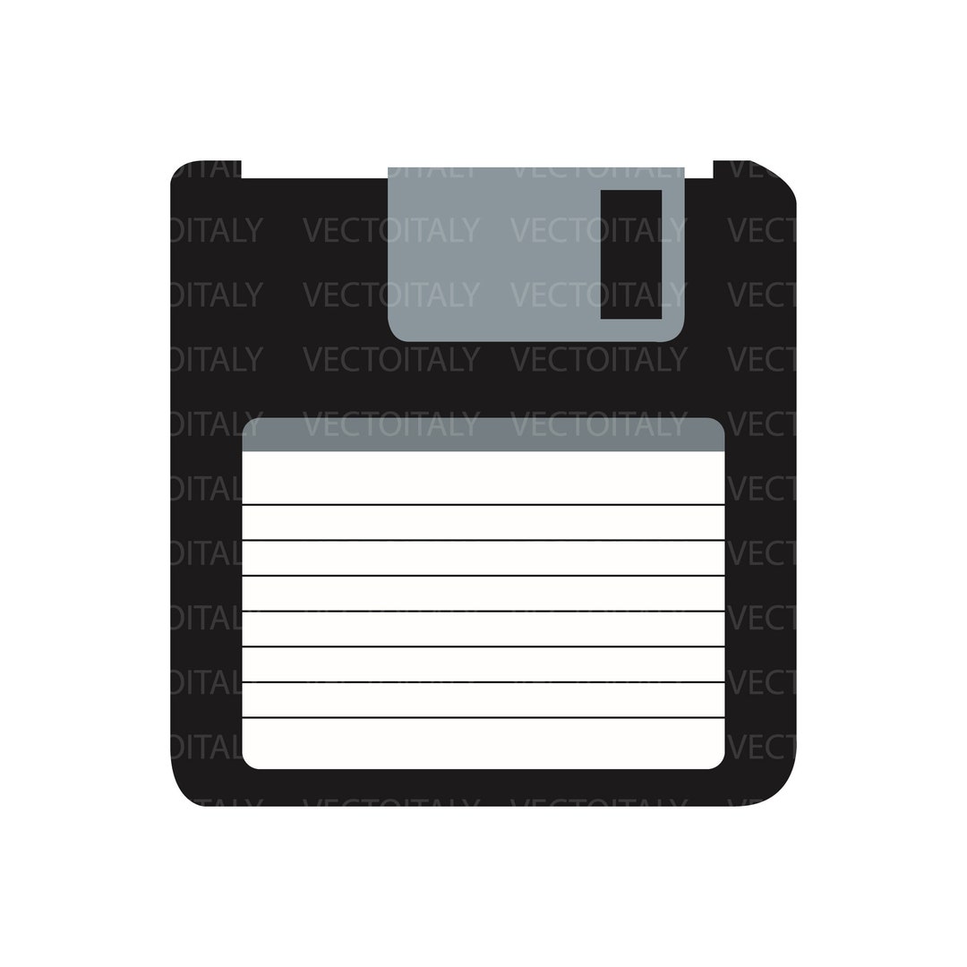 Floppy Disk, Cut Files for Cricut, Clip Art Silhouette (eps, Svg, Pdf ...