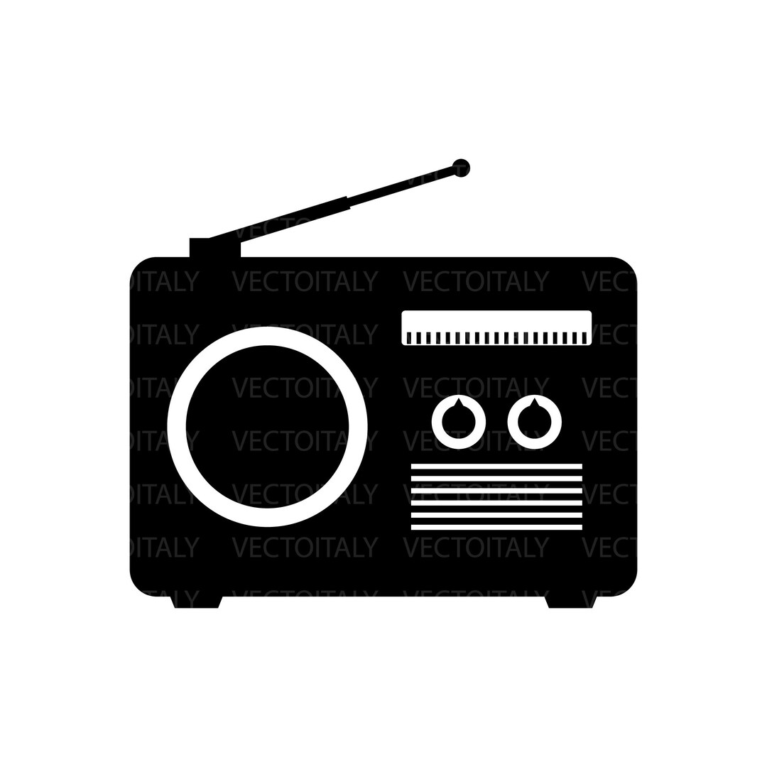 Radio Illustrated in Vector and Available in SVG, PDF, Eps, Png, JPEG ...