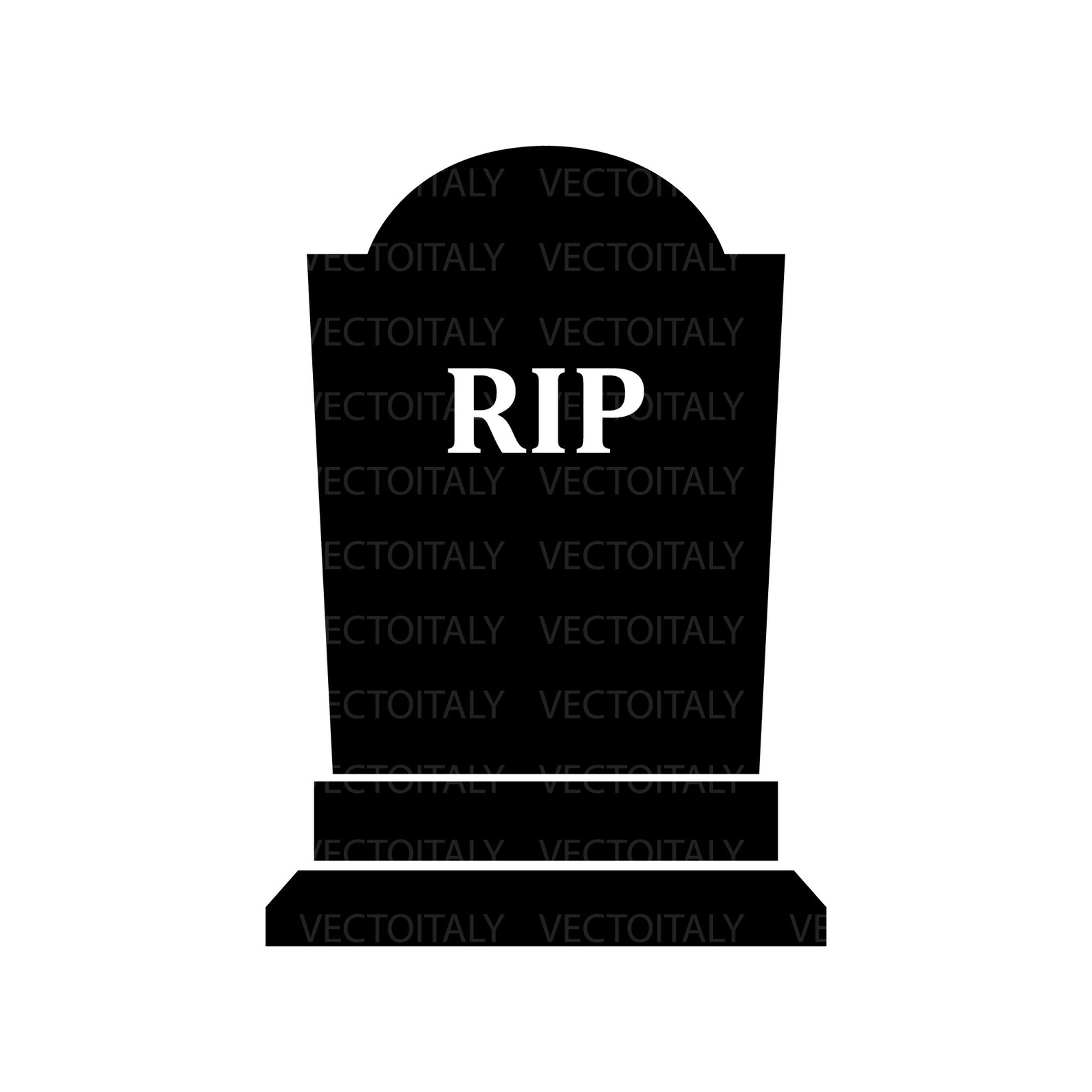 RIP Headstone SVG Files, Gravestone Cut Files, Tombstone Vector Files ...