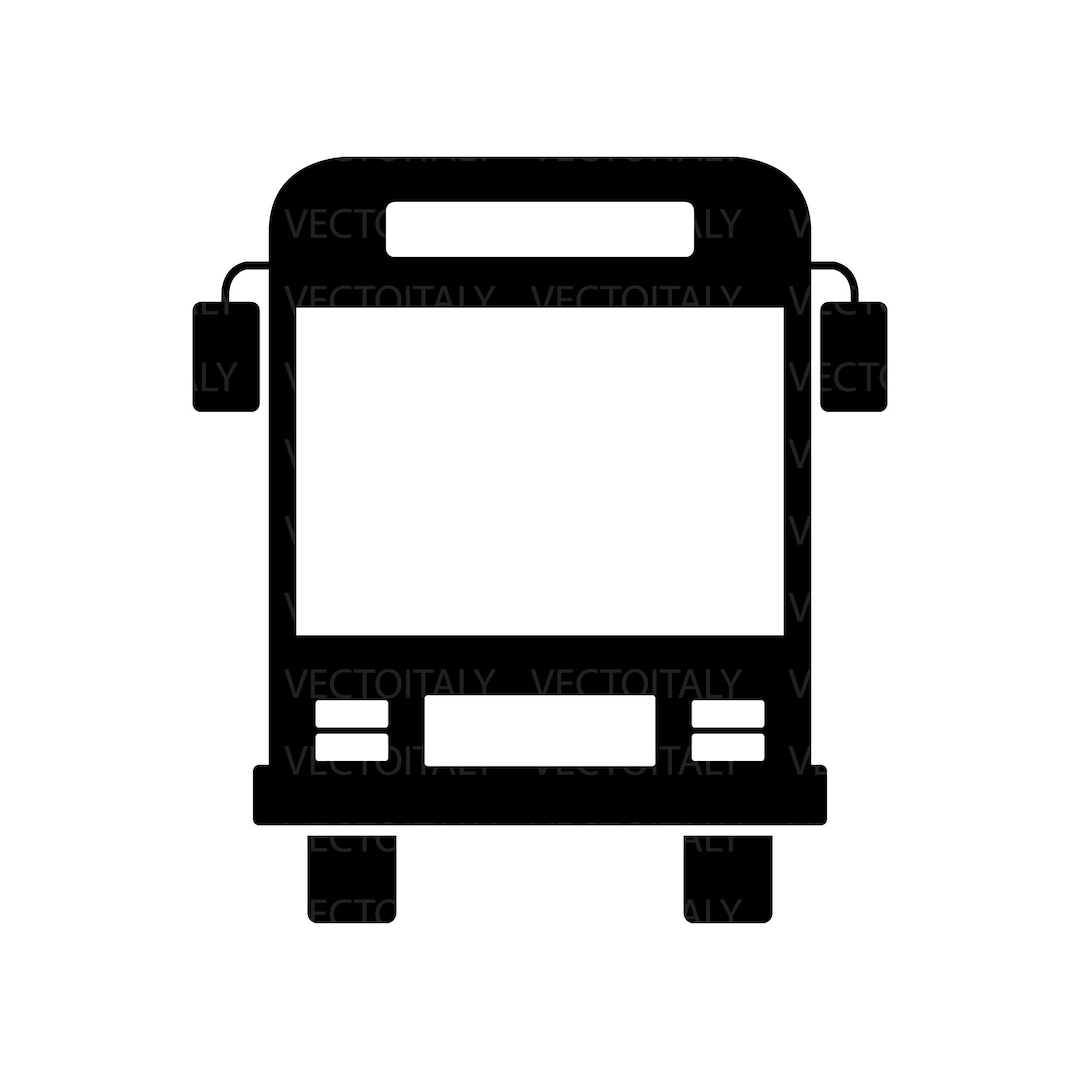 Bus SVG, Bus Svg File, Bus PDF, Bus Sign, Bus Signs, Bus Stop Svg, Bus ...