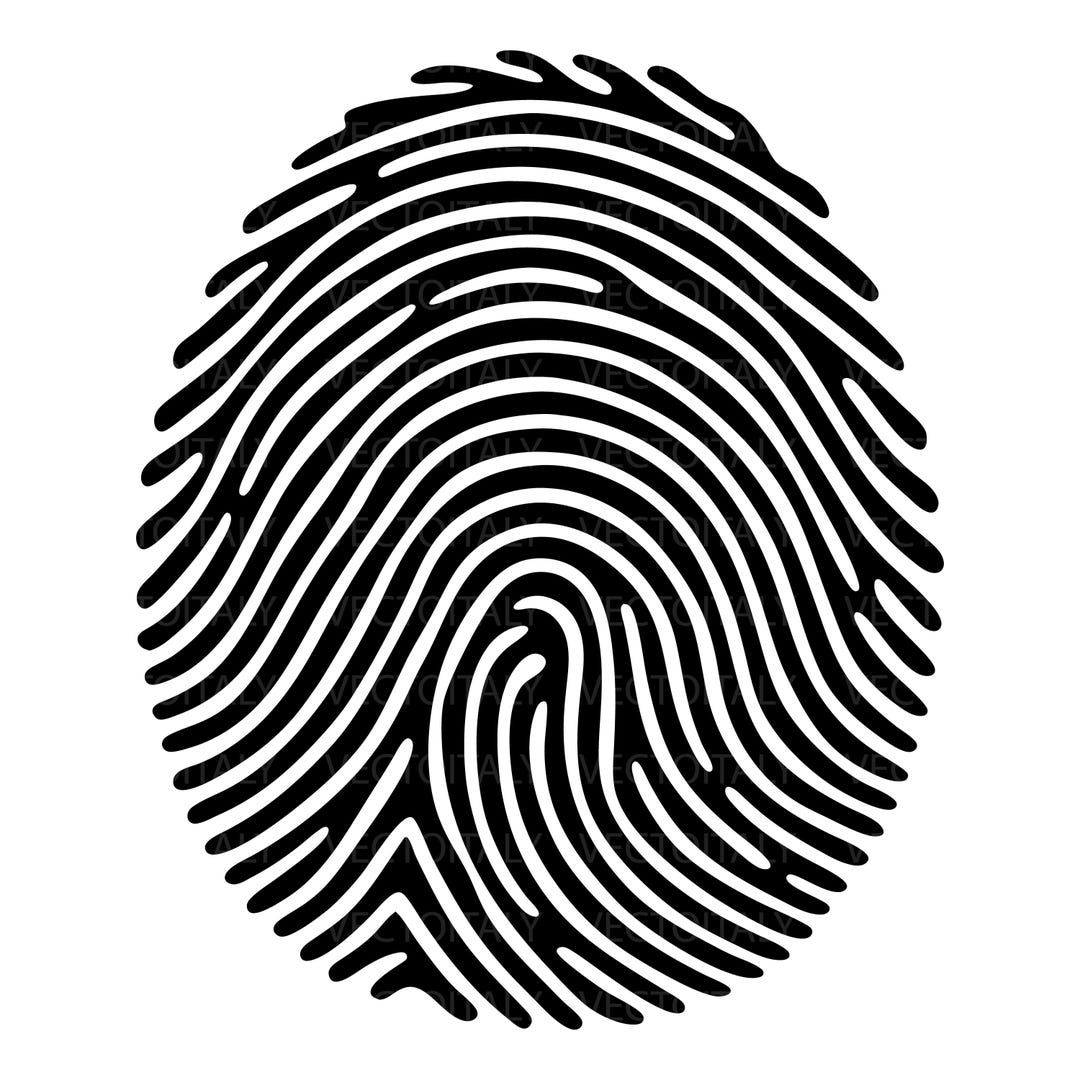 Fingerprint SVG, Finger Print SVG, Fingerprint, Fingerprint Stencil ...
