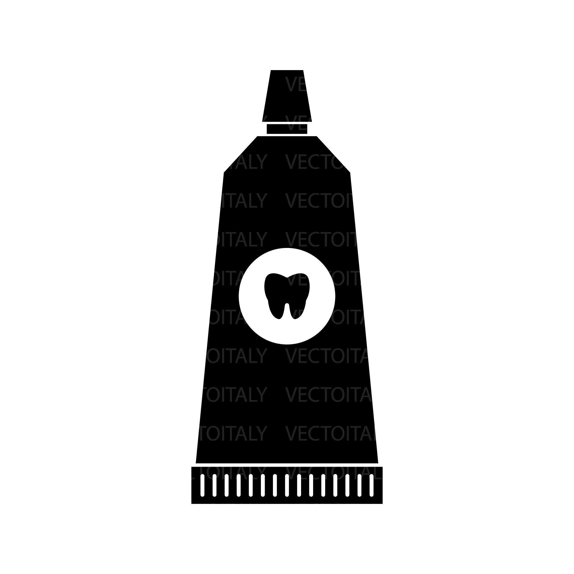 Toothpaste Svg, Toothpaste Clipart, Toothpaste Silhouette, Cricut Cut ...