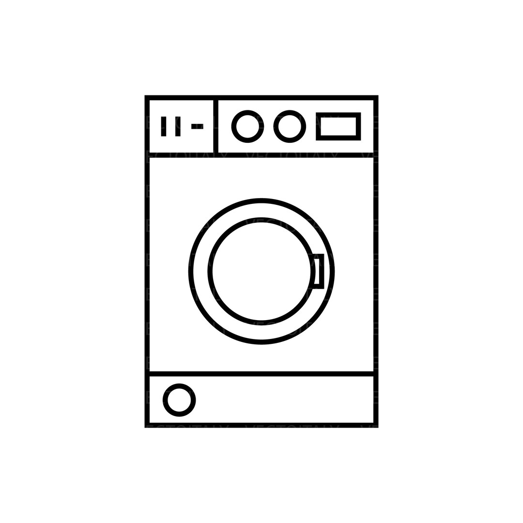 Machine à laver SVG, Buanderie SVG, Bulles SVG, Signe de blanchisserie ...