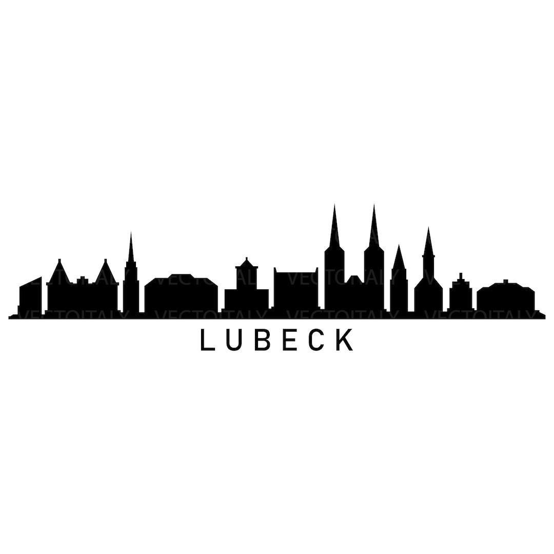 Lubeck Skyline Illustrated in Vector and Available in SVG, PDF, Eps ...