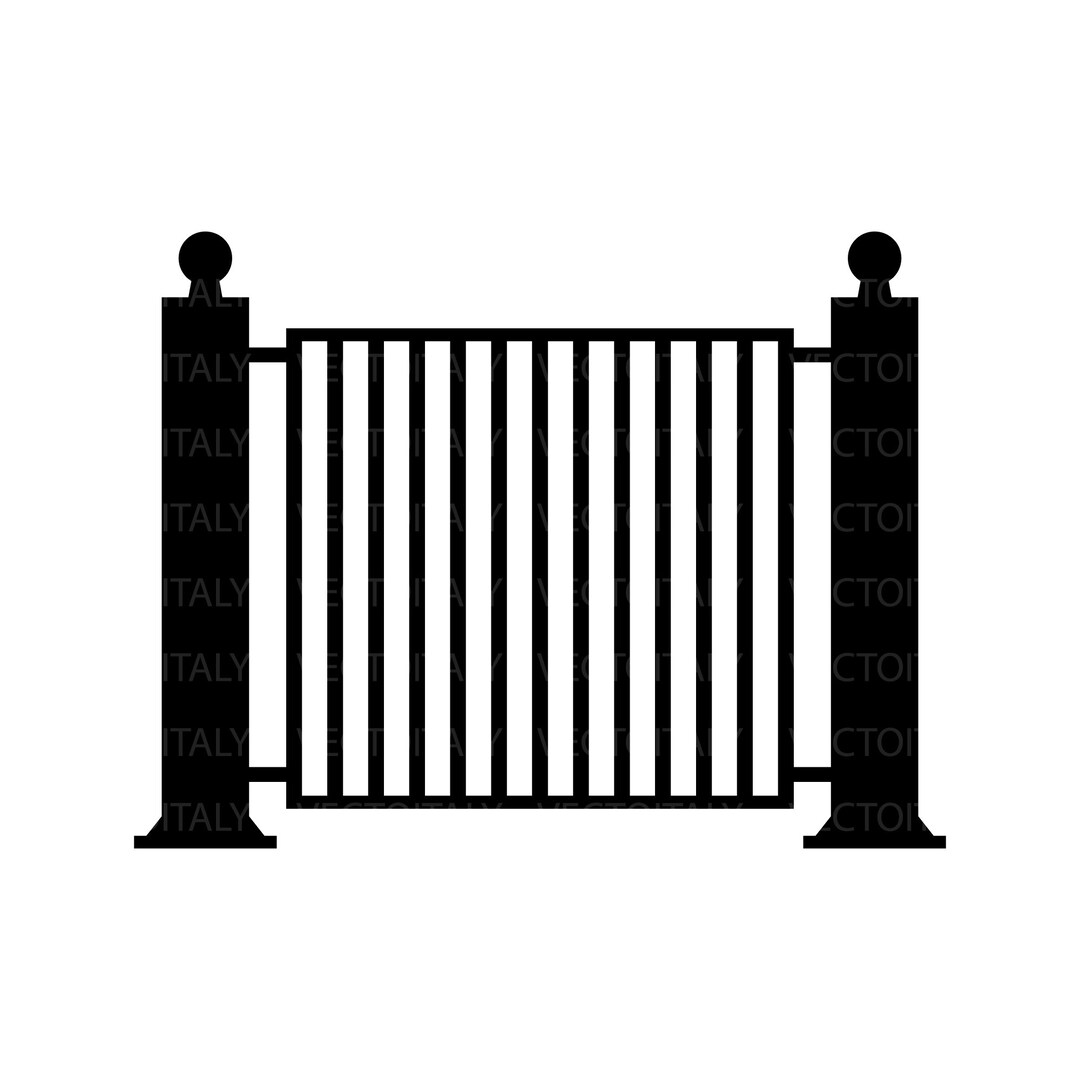 Iron Gate,svg pdf png ai Digital Cut File Instant Download, Garden ...