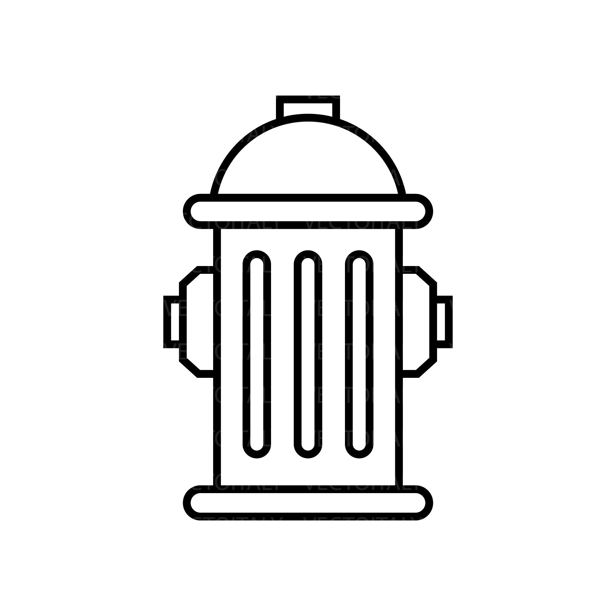 Fire Hydrant SVG, Water Hydrant, Fireman Tool, Hydrant Silhouette, Fire SVG, Tshirt Image, Small ...