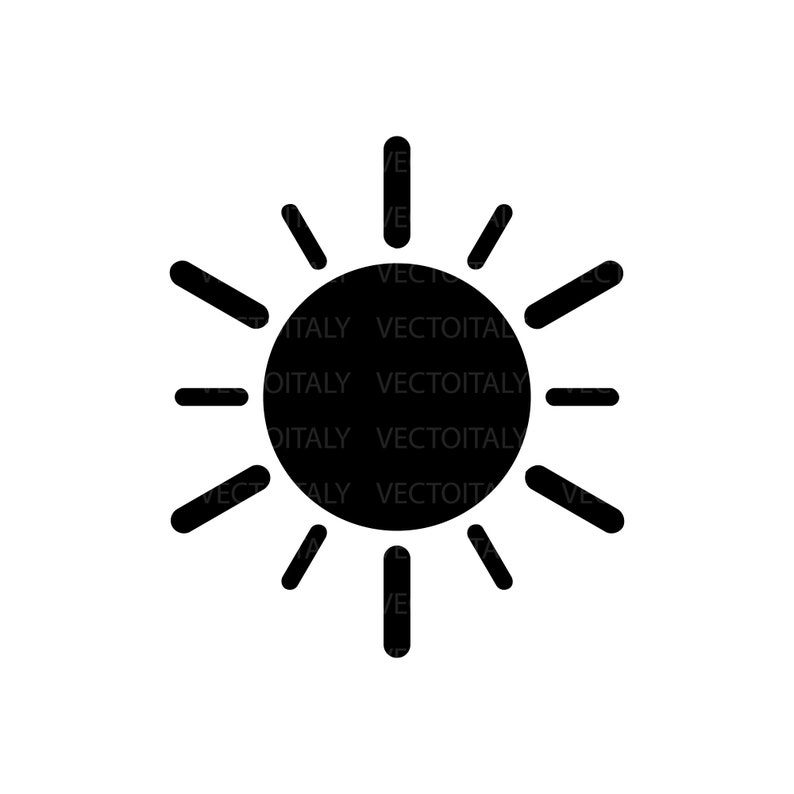 Sun Svg Cut File Instant Download Digital Design for Cricut, Sunshine ...