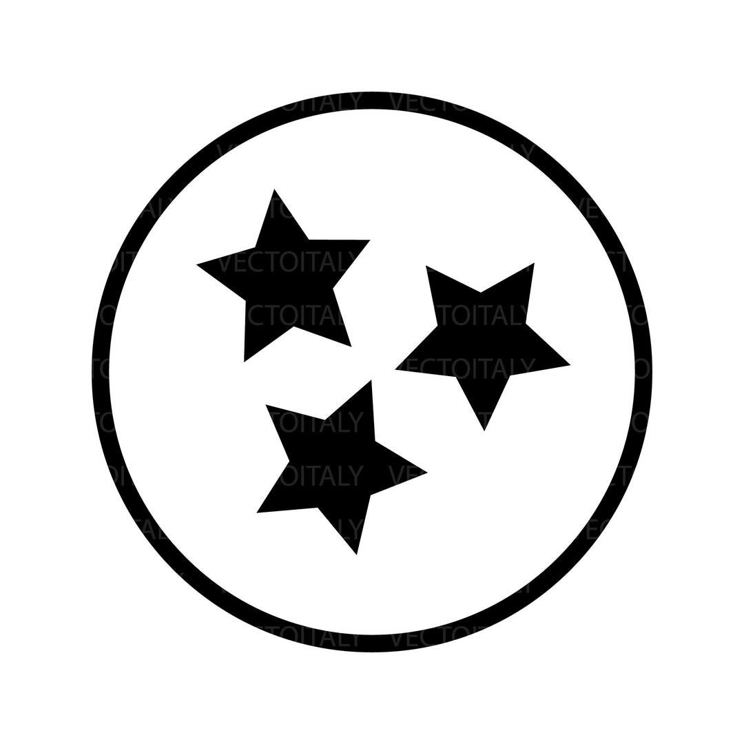 Tennessee Tri-star Svg Png Pdf Eps Pdf Transparent Vector Graphic ...