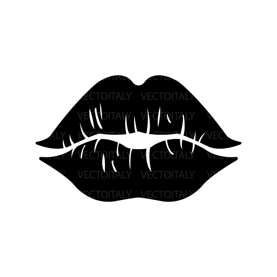 Labios svg, Kiss svg, Labios americanos svg, Diseño Kiss, Cricut y ...