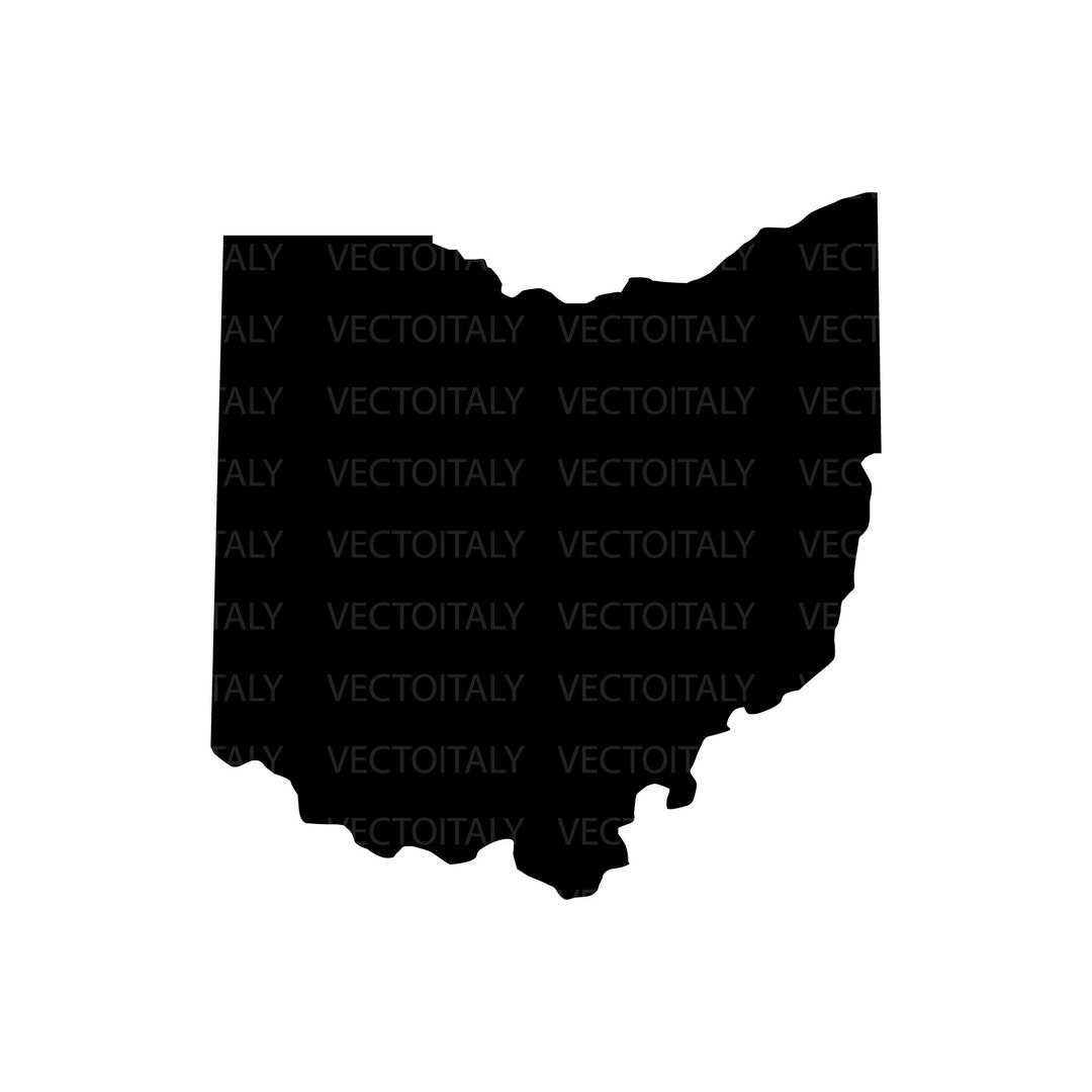 Ohio SVG Files, Ohio Cut Files, United States of America Vector Files ...