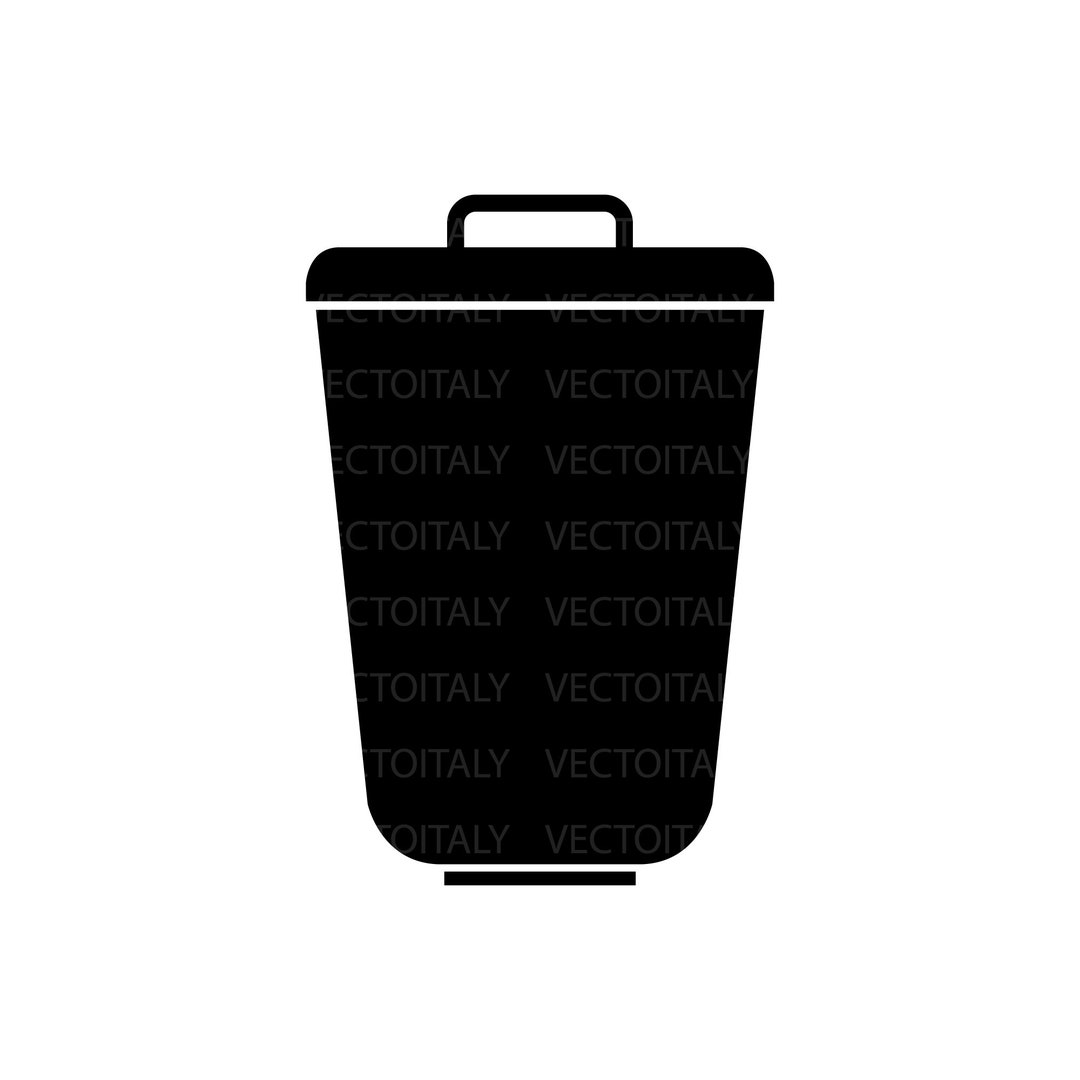 Papelera SVG, Basura Clip Art Cut File Silhouette pdf eps png jpg ...