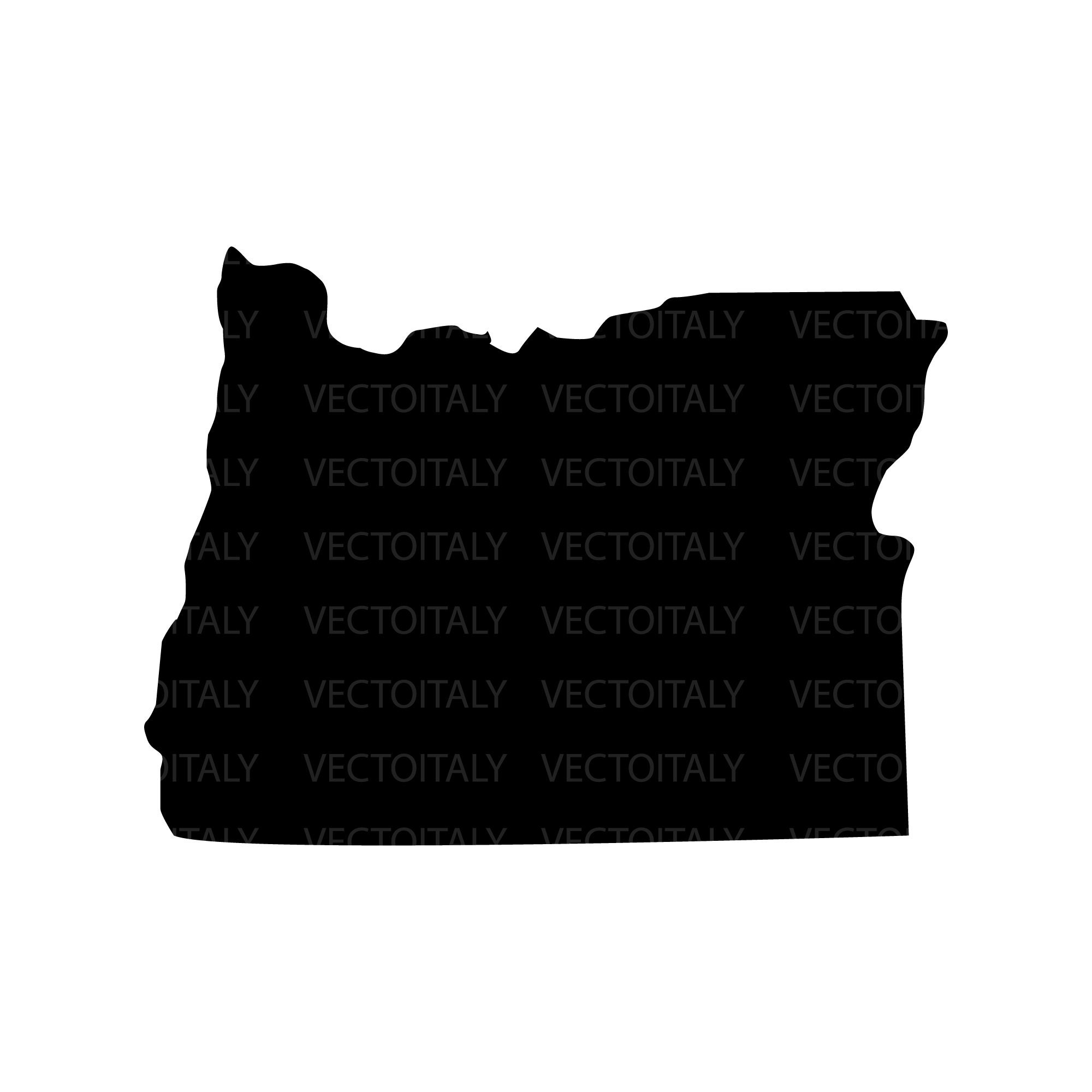Oregon State SVG Files, Oregon Silhouette Cut Files, United States of ...