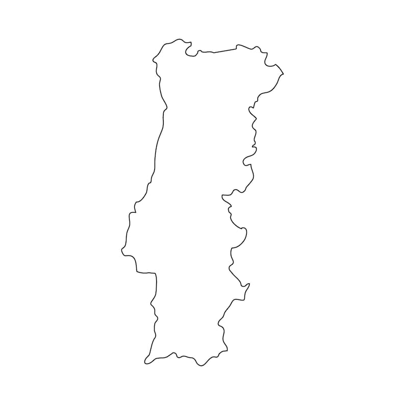Portugal SVG, Portugal Cut Files, Portugal Outline SVG, Portugal ...