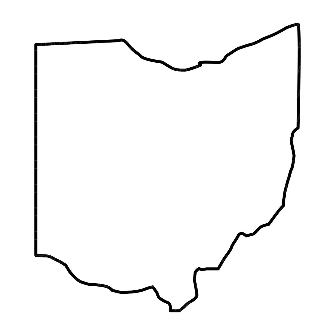 Ohio Outline SVG Files | Ohio Cut Files | United States of America ...