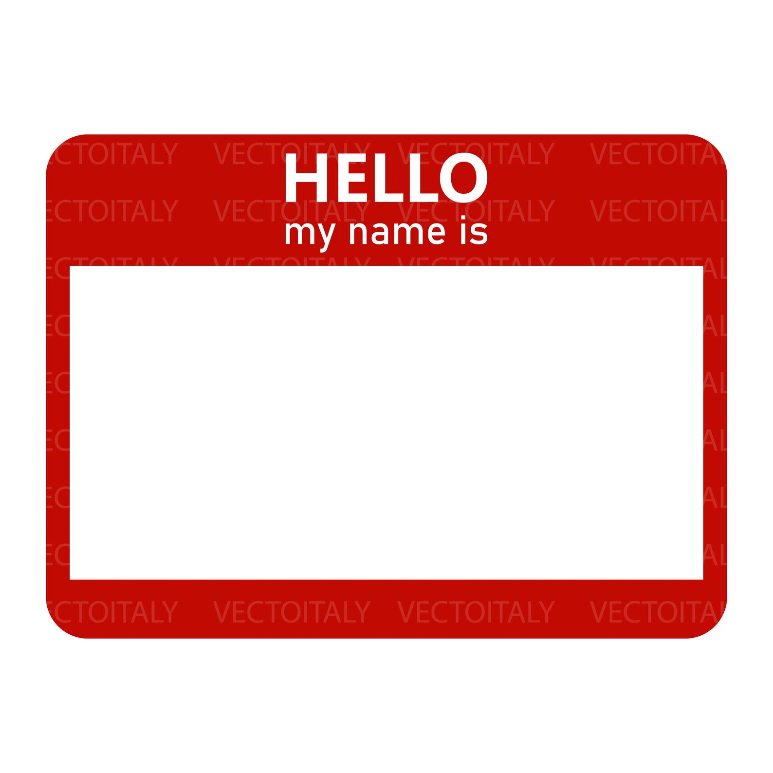 Hello My Name is SVG Files | Name Tag SVG Cut Files | Hello My Name is ...