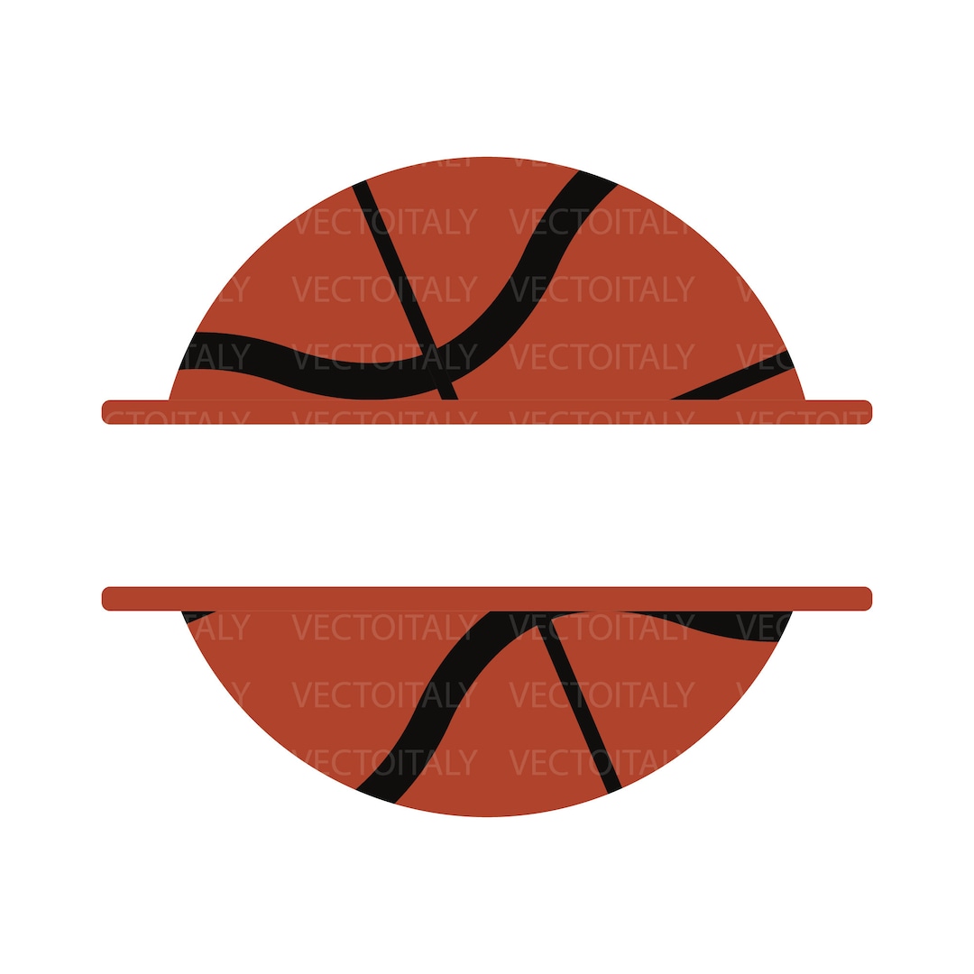 Basketball Frame SVG Files, Basketball Monogram Cut Files, Basketball ...