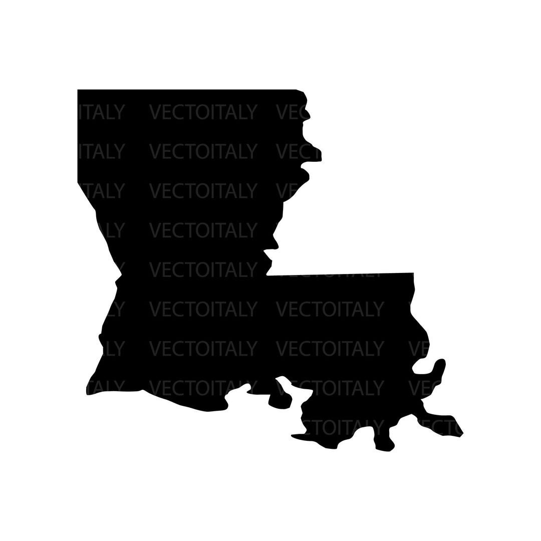 Louisiana State SVG Files | Louisiana Silhouette Cut Files | United ...