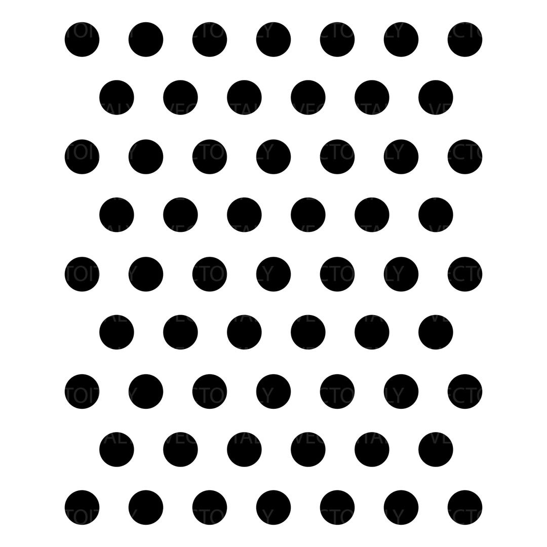 Polka Dot Pattern SVG Files , Polka Dot Pattern Cut Files , Dotted ...