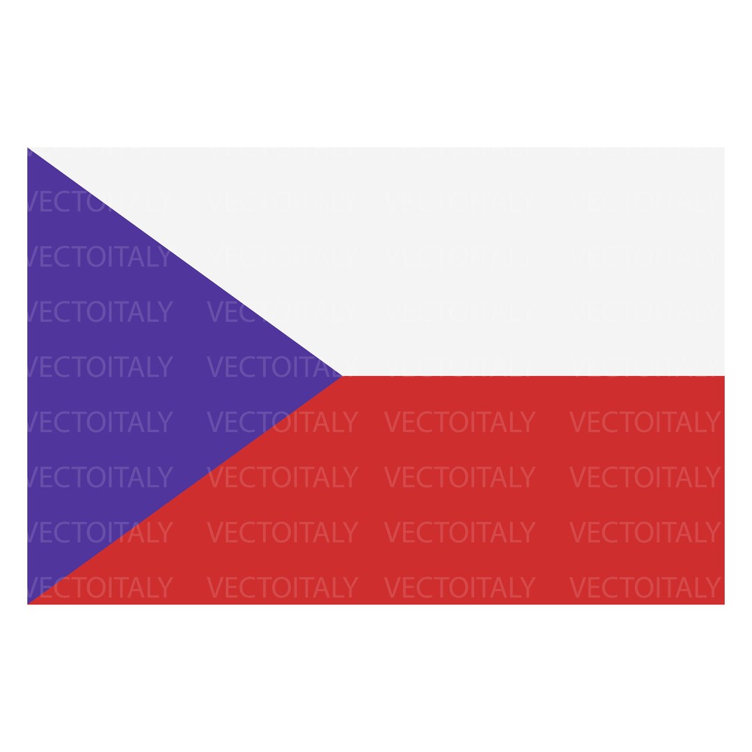 Czech Republic National Flag SVG, Czechia Nation Country Banner, Cricut ...