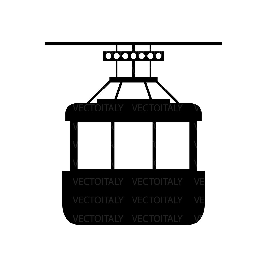 Cable Car SVG, Svg Files for Cricut, Cable Car Clipart, Ski Resort SVG ...