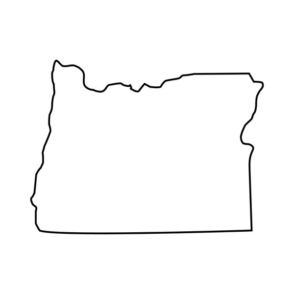 Oregon Outline - Etsy