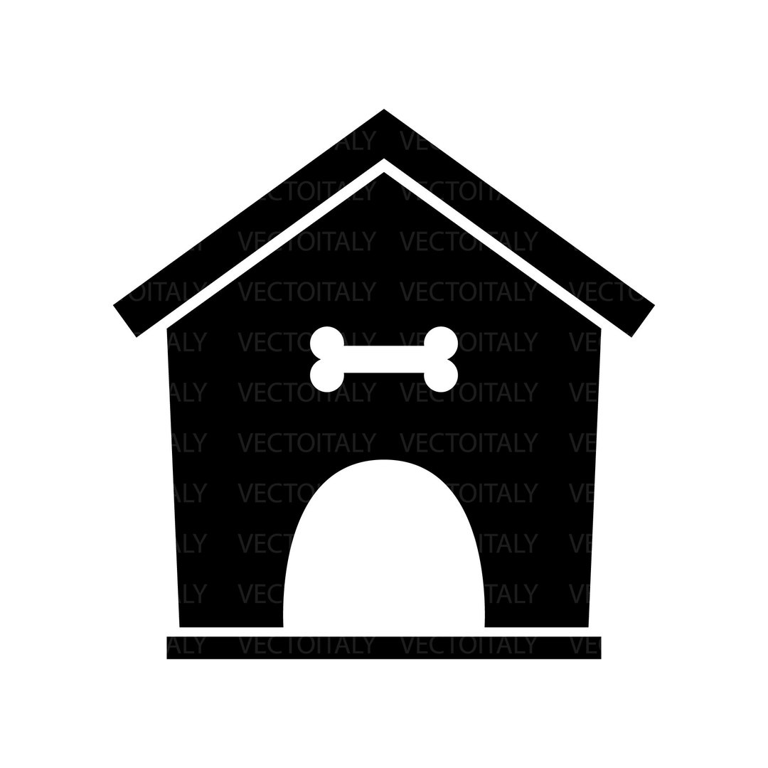 Dog House Illustrated in Vector and Available in SVG, PDF, Eps, Png ...