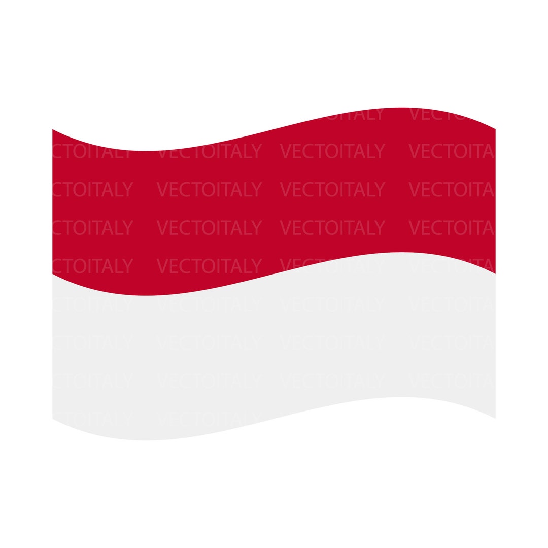 Indonesia Flag SVG, Indonesian National Nation Country Banner, Cricut ...