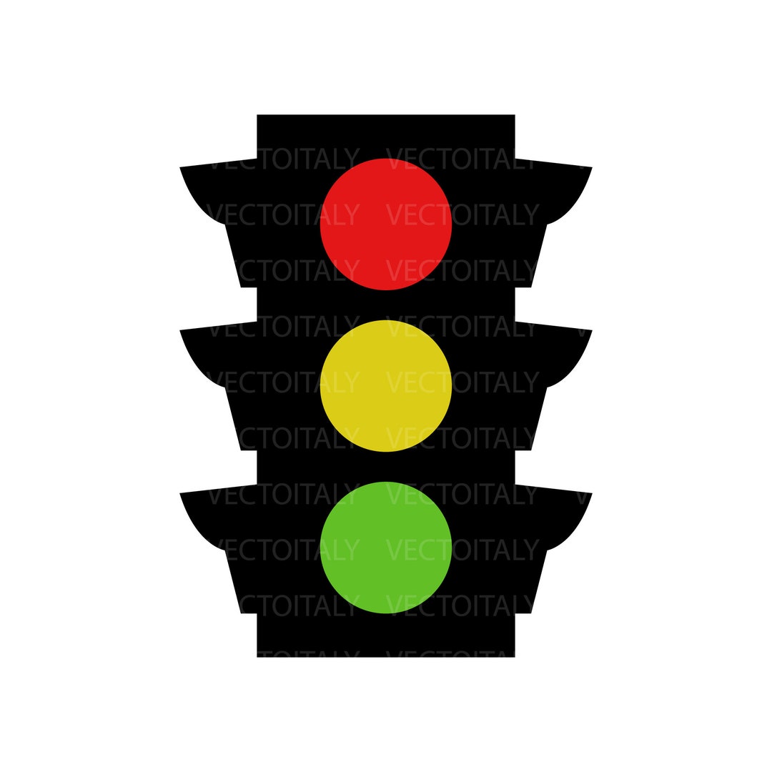 Minimal Traffic Light, Street Light Intersection Svg (svg, Pdf, Eps ...