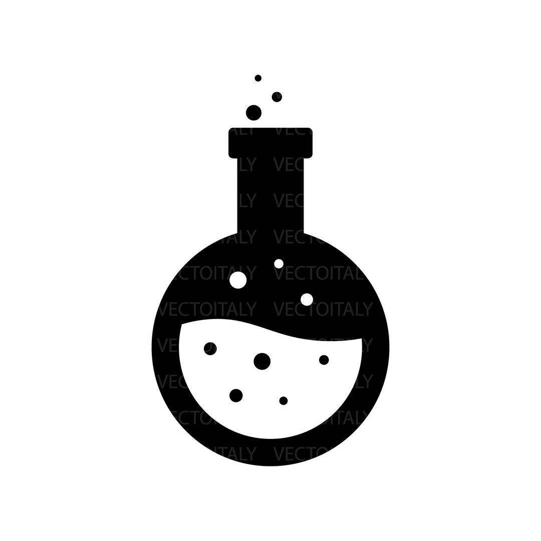 Science Flask SVG PNG EPS Pdf Clip Art, Cut Machines Like Cricut and ...