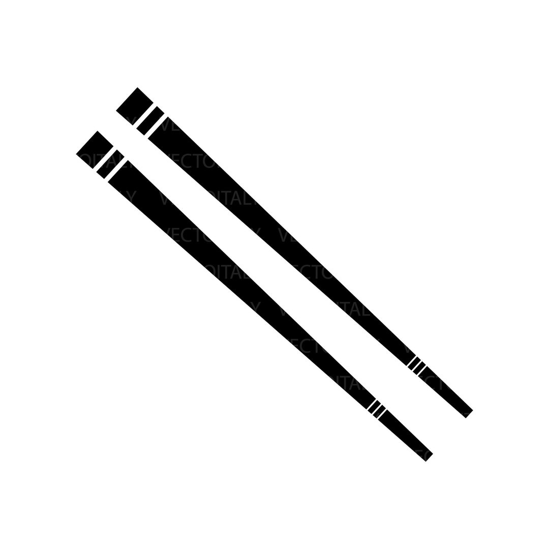 Chopsticks SVG, Clip Art Cut File Silhouette Pdf Eps Png Jpg, Instant ...