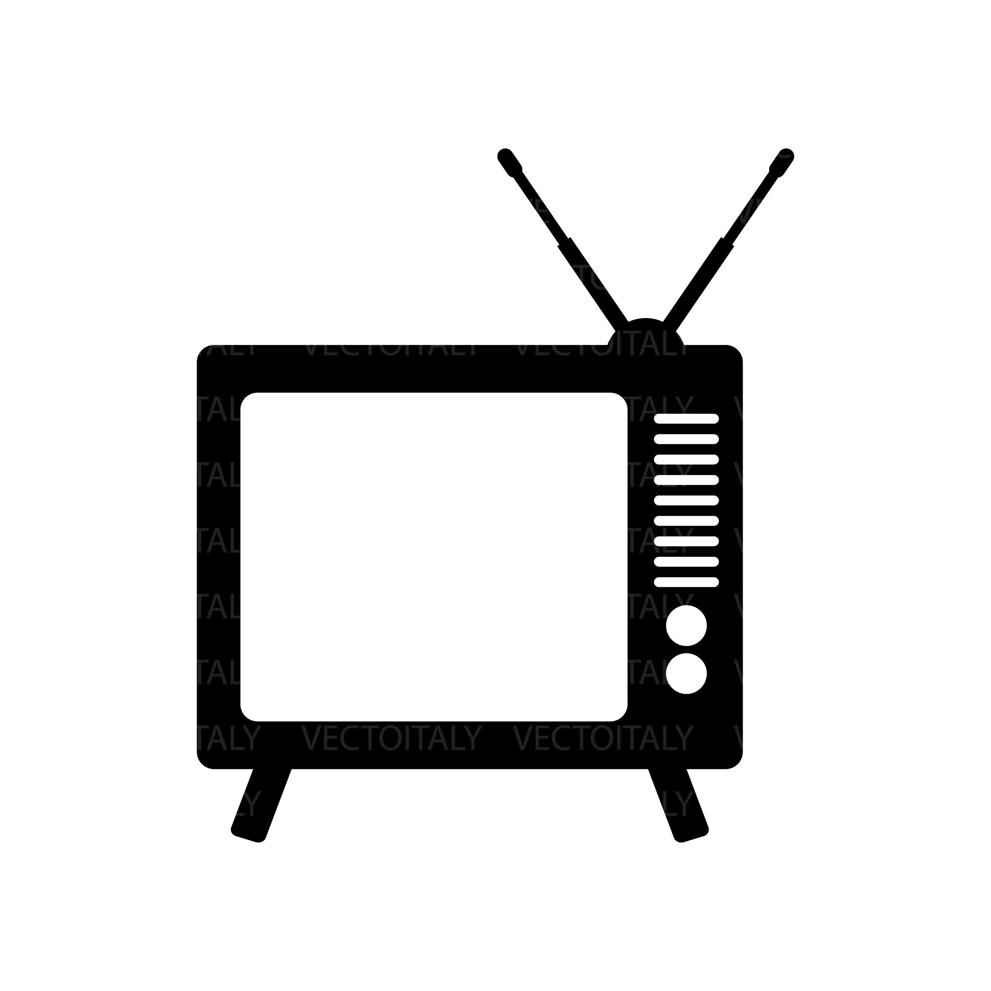 Old Television SVG, Vintage Television PNG, Television Clipart ...