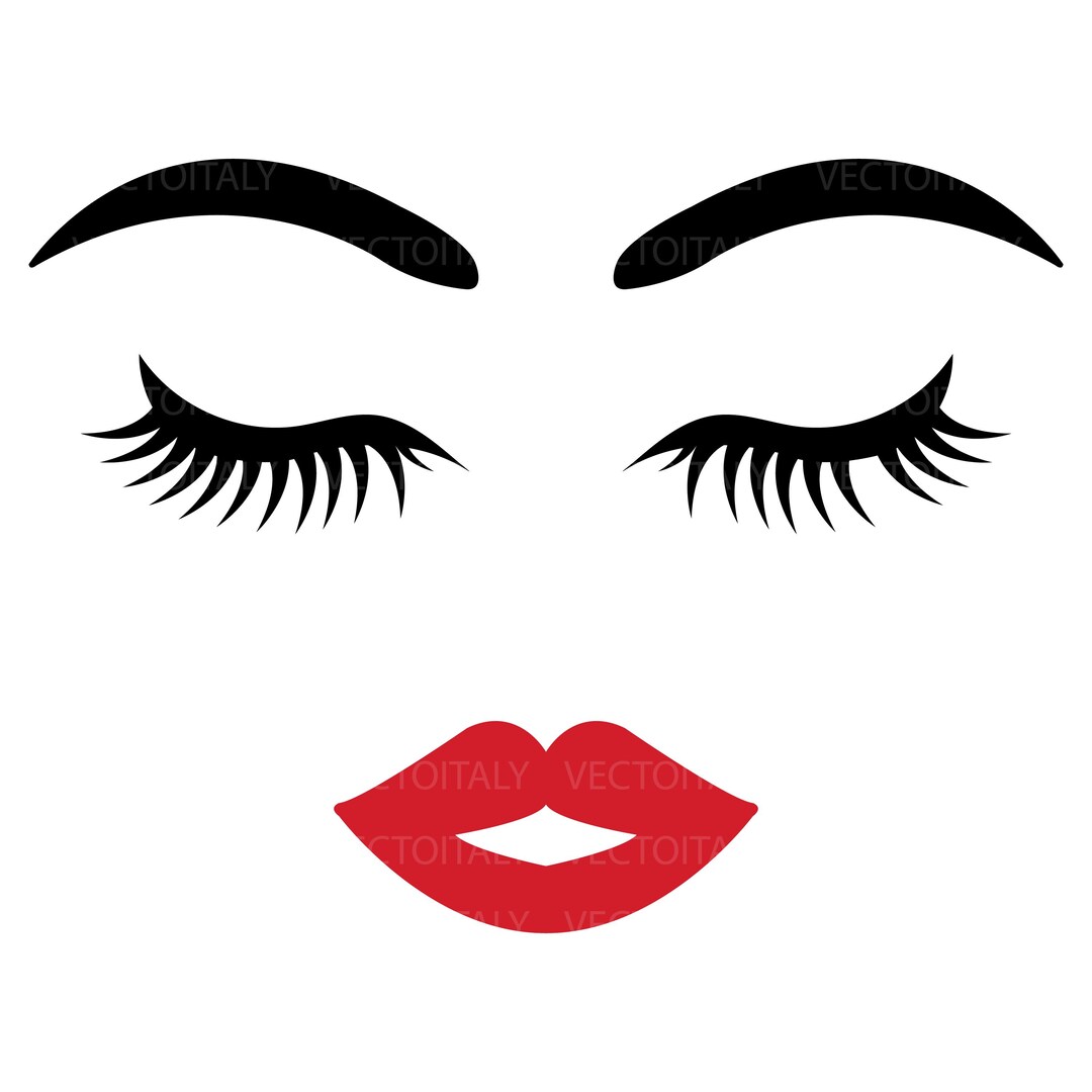 INSTANT Download. Woman Face Svg Cut File and Clip Art, Personal and ...