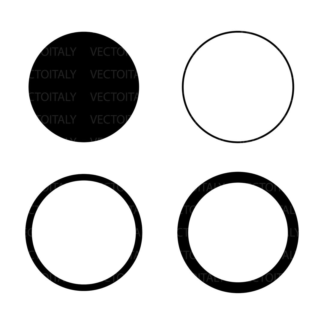Circle Svg, Circle Outline Svg, Circle Monogram, Circle Frame, Round ...