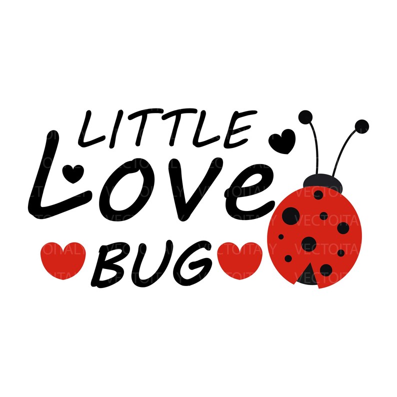 Little Love Bug Svg File, Valentines Svg, Cricut Design, Love Bug Svg ...