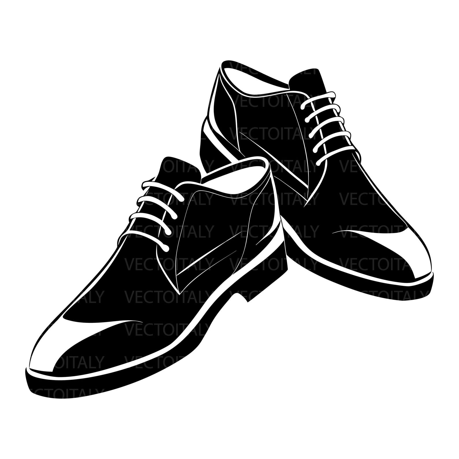 Mens Shoes SVG: Clip Art, Cutting Files (digital Download) - Etsy