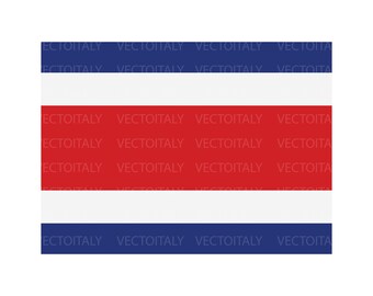 Costa Rica National Flag SVG, Costa Rican Nation Country Banner ...