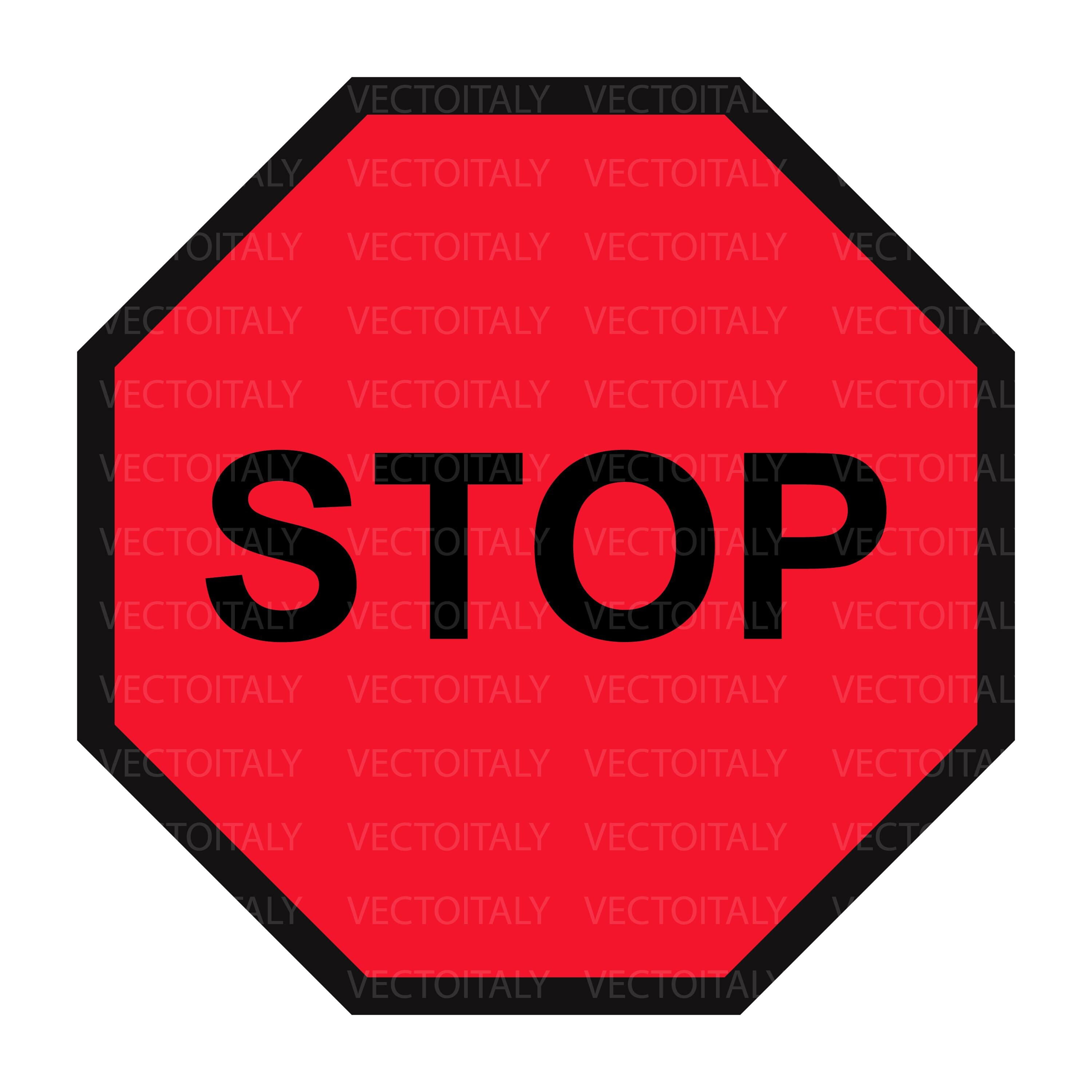 Stop Sign Svg, Stop Sign PNG - Etsy