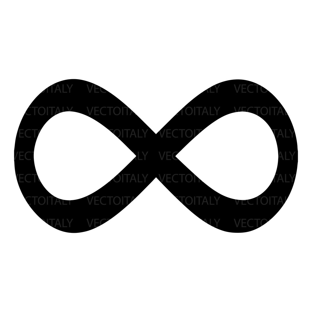 Infinity Symbol Svg, Eps, Ai, Cdr Vector Files for Silhouette, Cricut ...