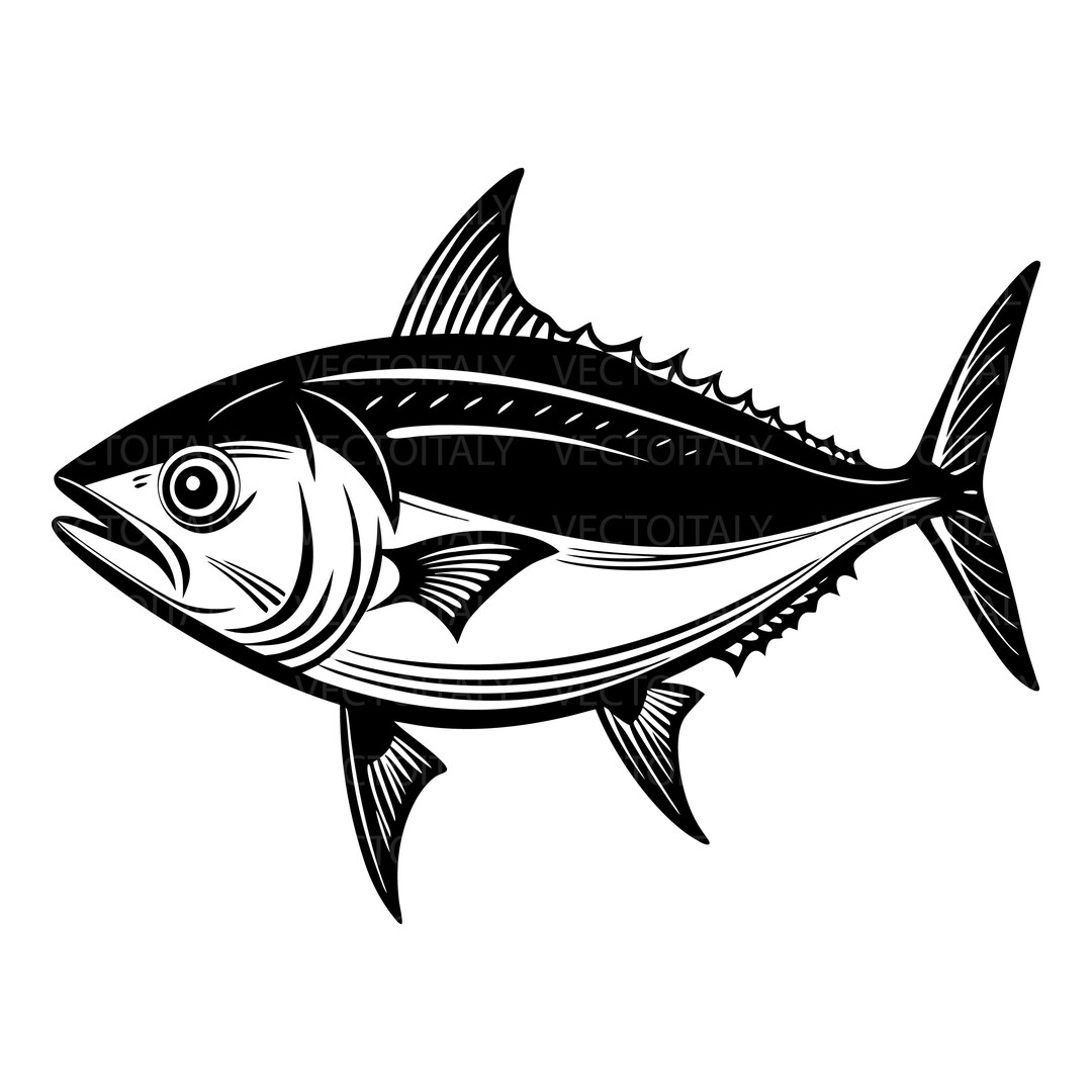 Vector TUNA FISH, AI, Eps, Pdf, Png, Svg, Jpg Image Graphic Digital ...