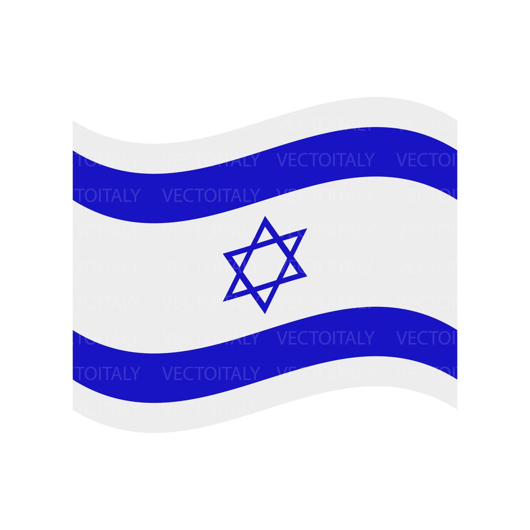 Israel Flag SVG Original Colors, Israel Flag Png, Commercial Use for ...