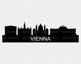 Vienna Skyline Svg | Etsy