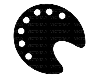 Painter SVG, SVG Files for Cricut, Coloring Tray Svg, Paint Svg ...