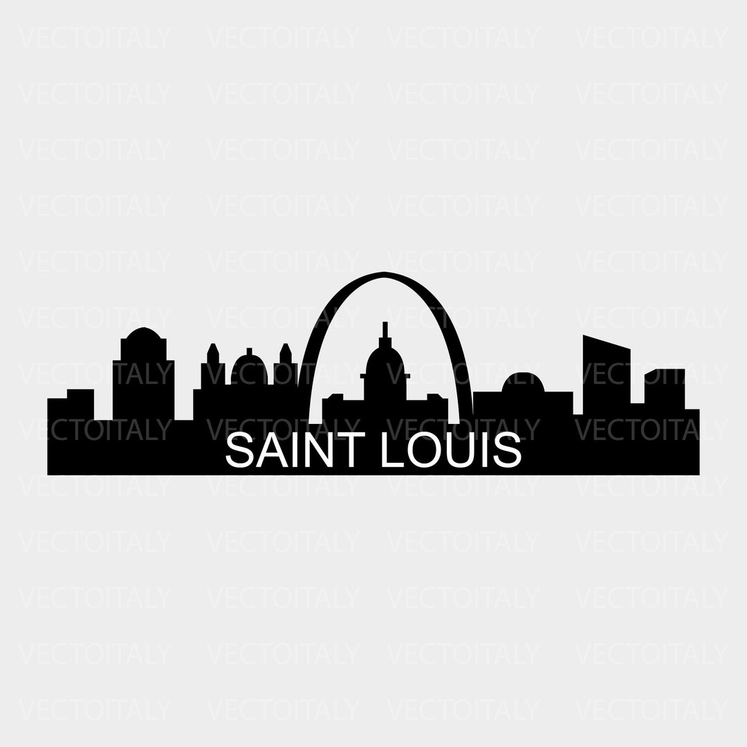 Skyline Saint Louis Illustrated in Vector and Available in SVG, Eps ...